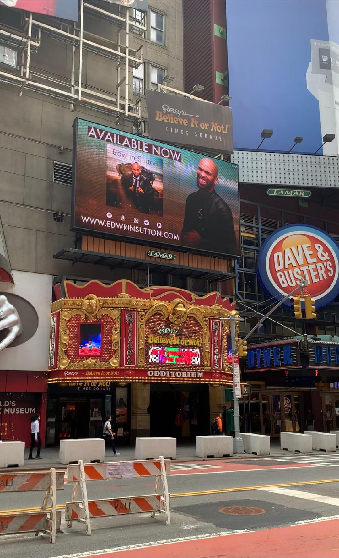 Edwrin Sutton Takes Times Square By Storm! Debut Album “The Revival ...